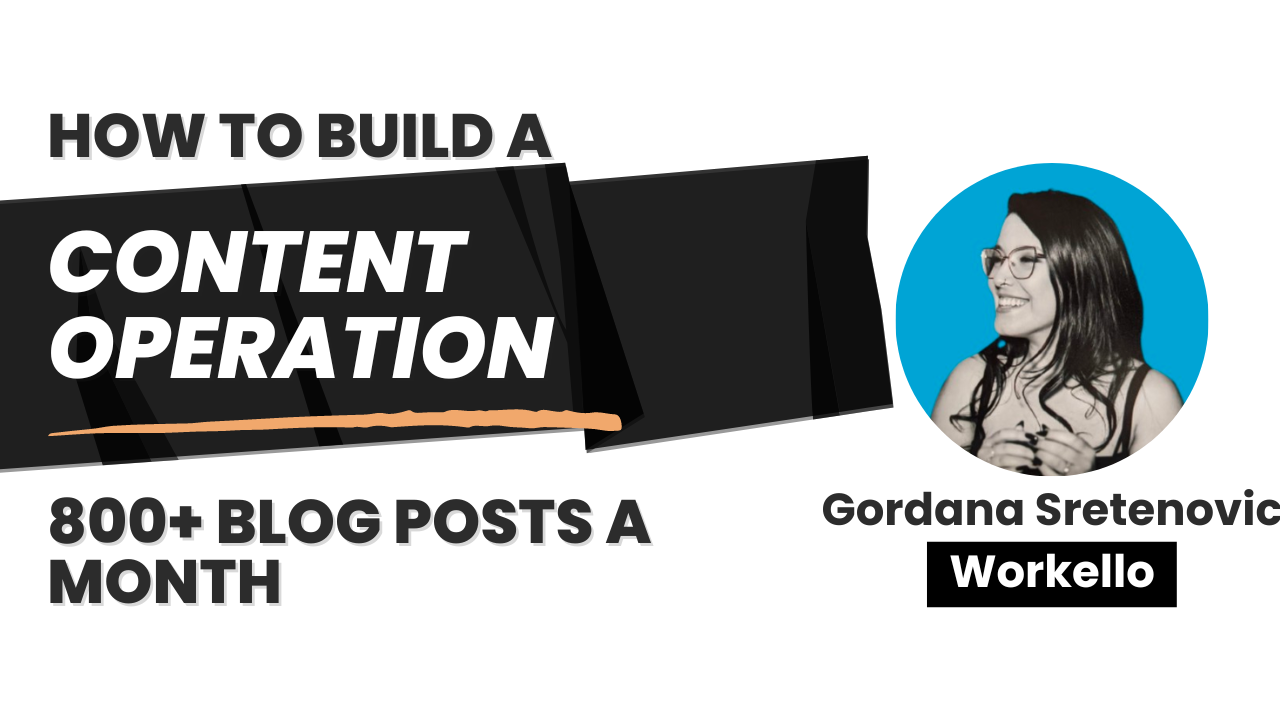 How to Build a Content Operation Like Workello