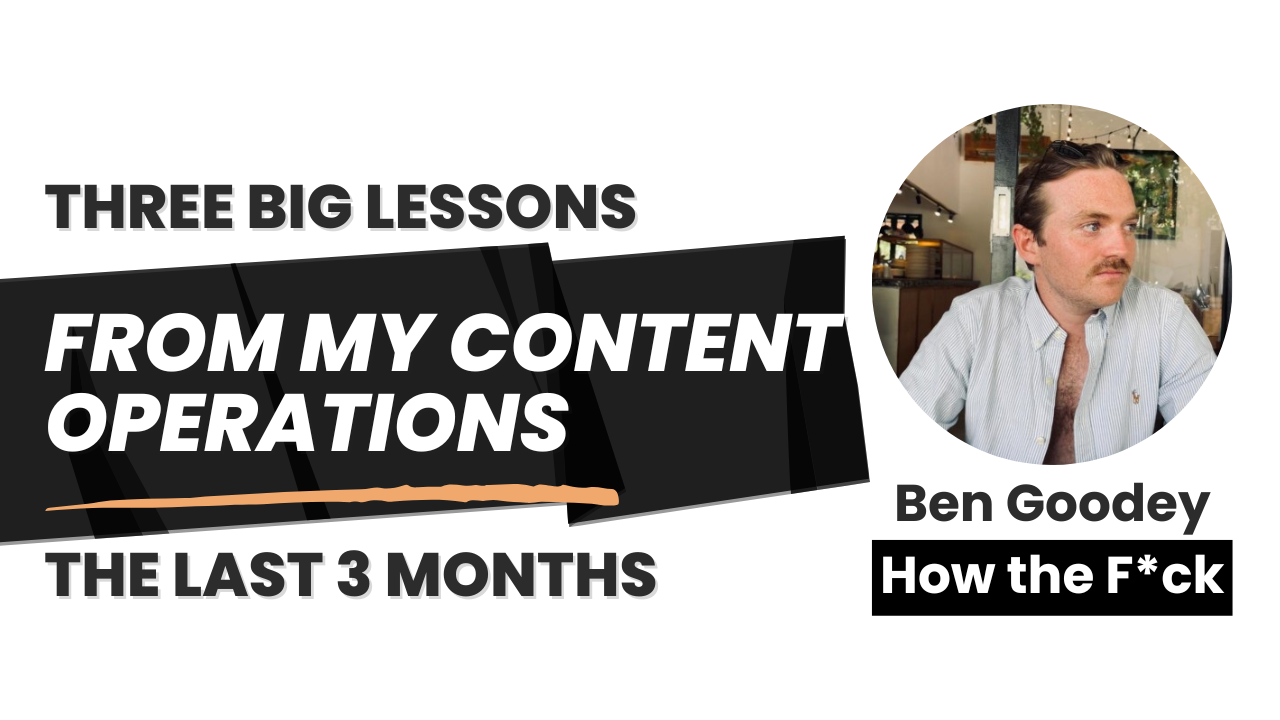 Three Big Content Ops Lessons From the Last 3 Months