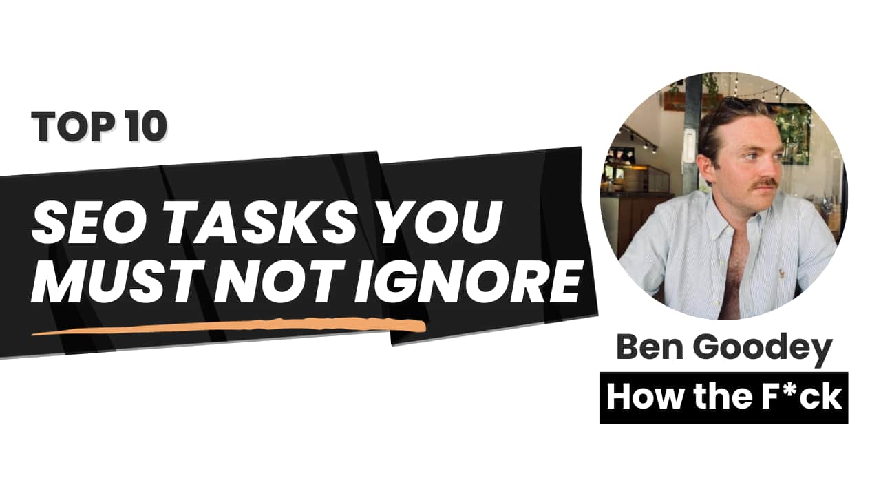 Top 10 SEO Tasks You Must Not Ignore